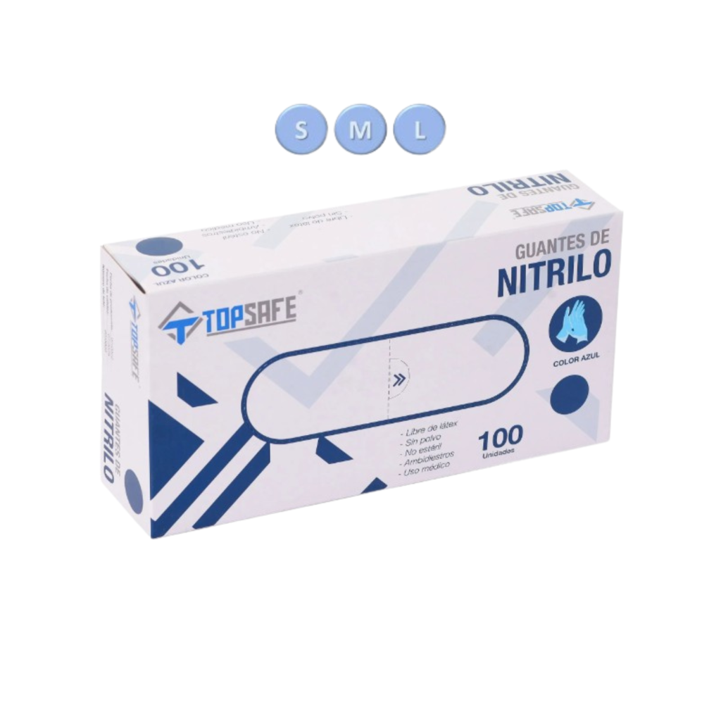 CAJA GUANTES DE NITRILO PODOLOGÍA 100 UN – Piessanos.cl | La Tienda de ...